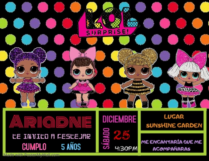 Copy of Invitación lol | PosterMyWall