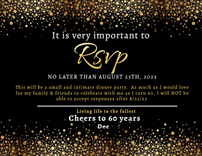 Anniversary Wedding RSVP Card Flyer Template | PosterMyWall