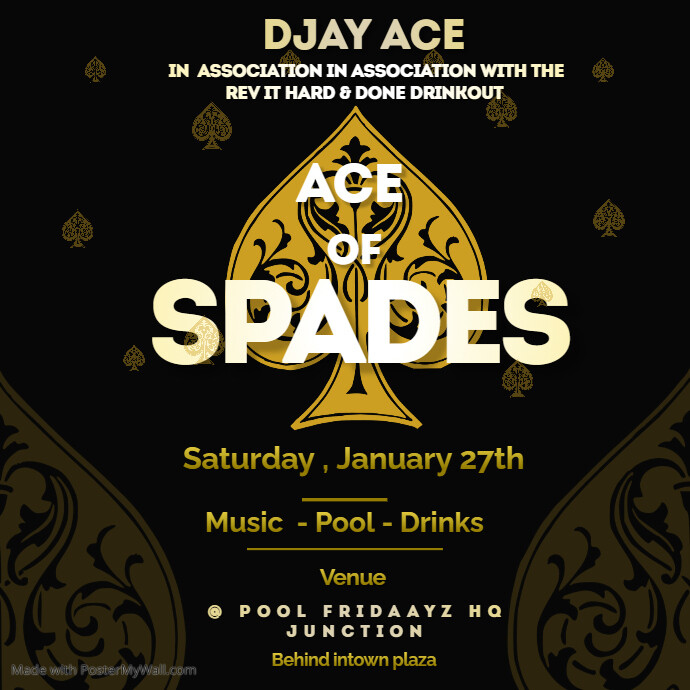 Spades Tournament Instagram Post | PosterMyWall