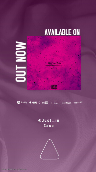 promo release album cover template | PosterMyWall