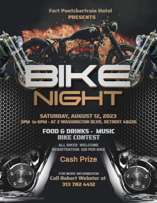 Copy of Bike Night Flyer | PosterMyWall