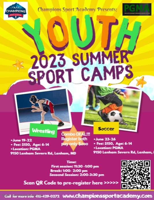 Summer Camp Flyer 2023 | PosterMyWall