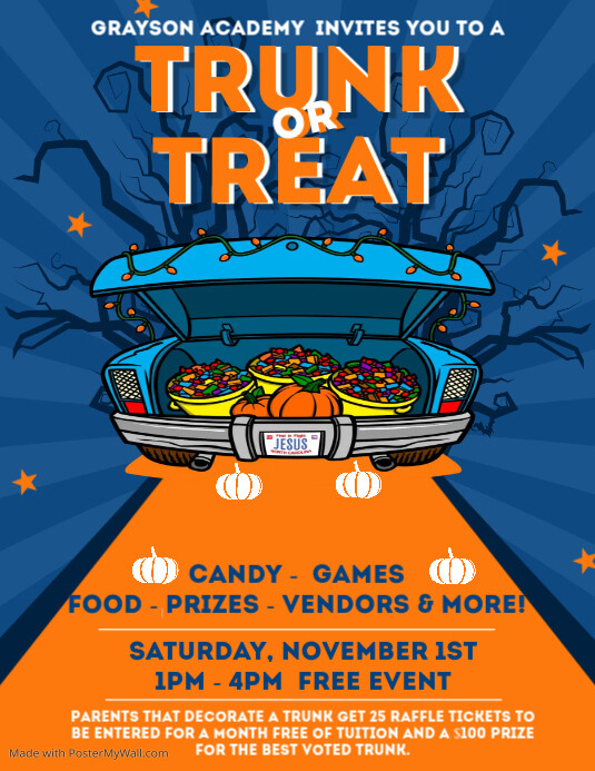 Trunk Or Treat | PosterMyWall