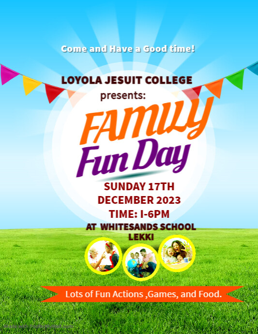 Family Fun day flyer template | PosterMyWall