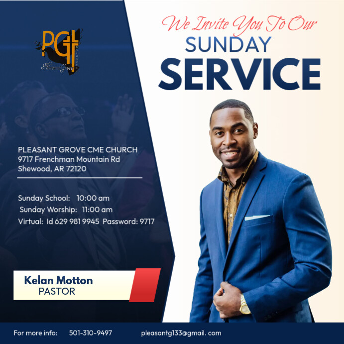 Church Weekly Fellowship Service Flyer | PosterMyWall