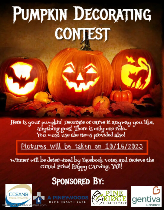 Copy of Pumpkin Carving Contest Flyer Template | PosterMyWall