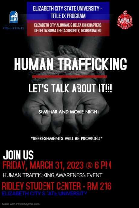 Human Trafficking Event Poster | PosterMyWall