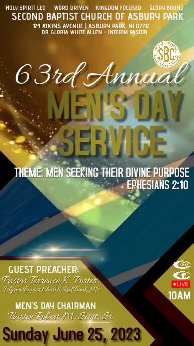 Men's Day 2023 Cover (1)Plain | PosterMyWall