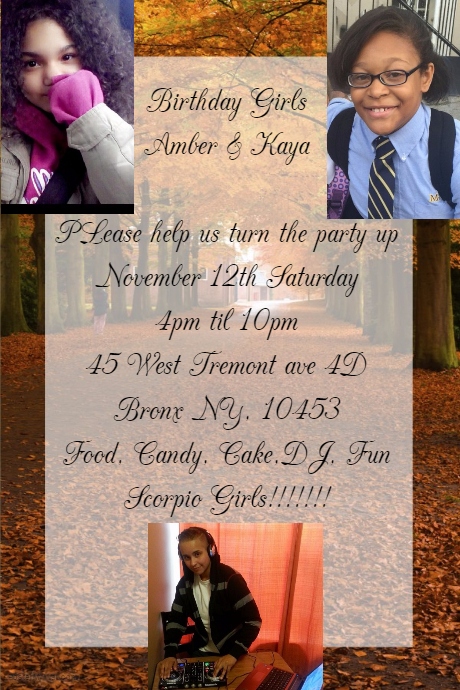 Copy of Inspirational Fall Poster Flyer Invitation Poem | PosterMyWall