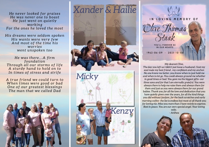 DAD Memorial | PosterMyWall