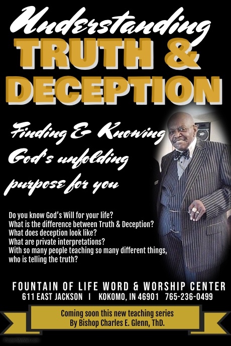 Truth&Deception | PosterMyWall