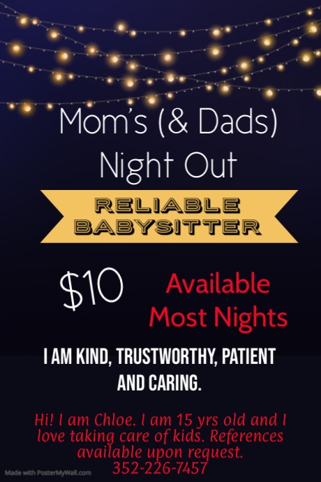 Copy of Mom's Night Out | PosterMyWall