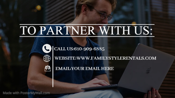 to partner with us flyer | PosterMyWall