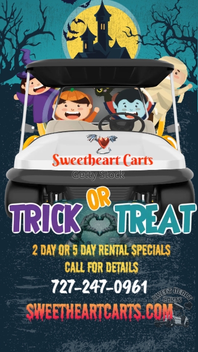 halloween, drive-thru trick or treat | PosterMyWall