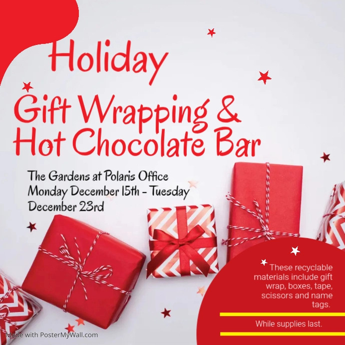 Gift Wrapping Service | PosterMyWall