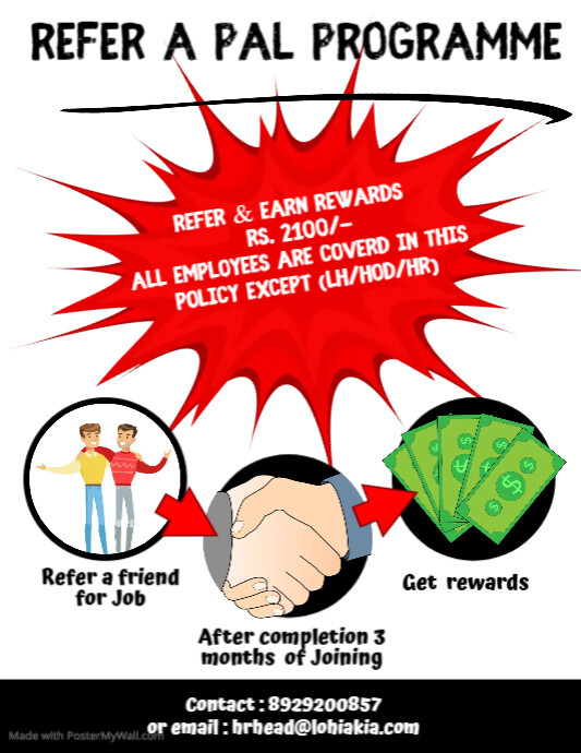 Copy of Refer-A-Friend Program Flyer | PosterMyWall