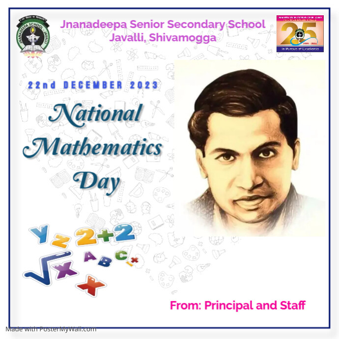 National Mathematics Day | PosterMyWall