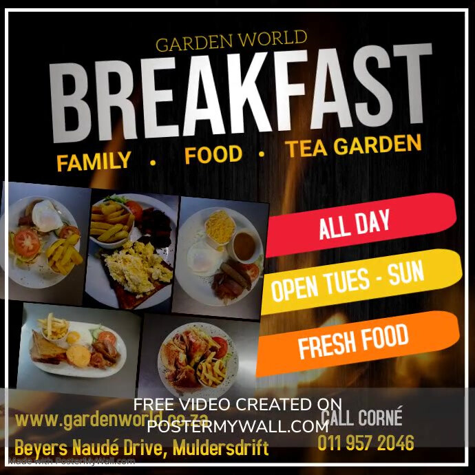 Restaurant Menu | PosterMyWall