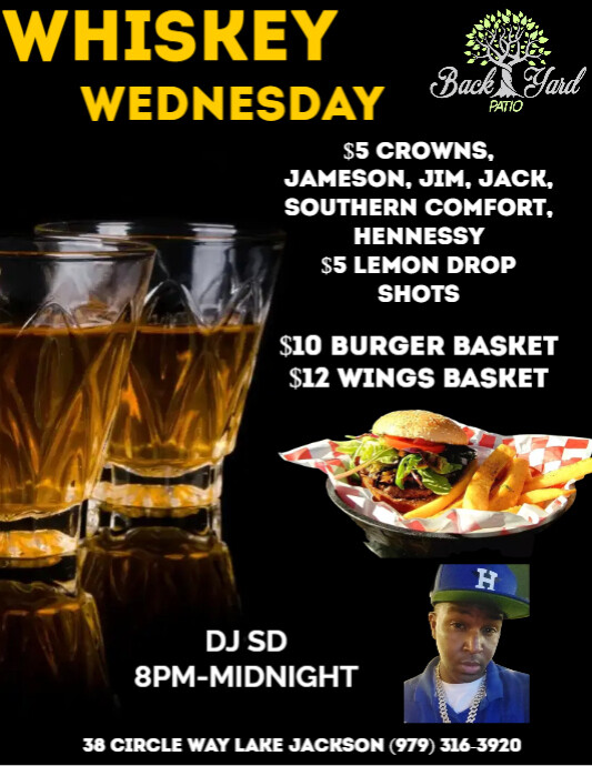 whiskey night flyer advertisement | PosterMyWall