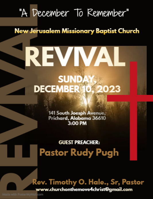 Copy of Tent Revival Flyer | PosterMyWall