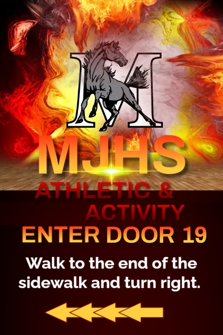 POSTER MJHS Home Game Door Entry | PosterMyWall