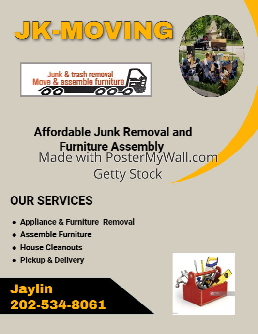 Copy of JK Moving flyer | PosterMyWall