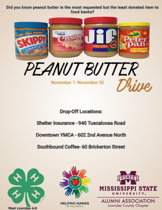 Peanut Butter Lover's Day Flyer Template | PosterMyWall