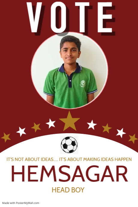 Student Council President Flyer template | PosterMyWall