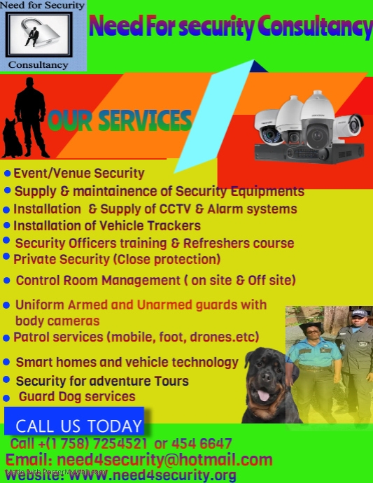 Copy of security guard agency poster | PosterMyWall