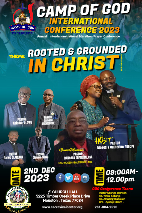 CHURCH CONFERENCE (23) | PosterMyWall