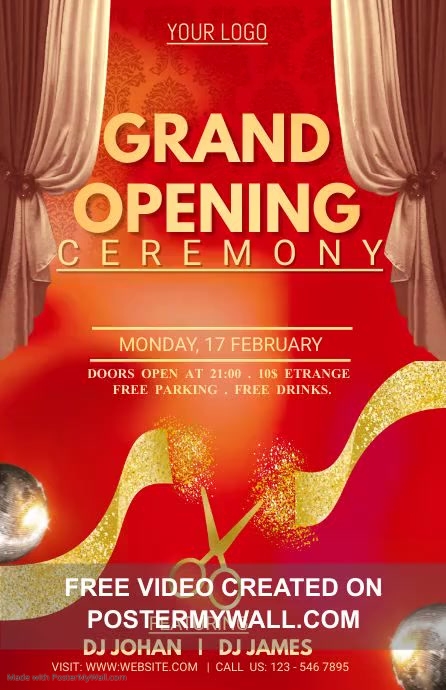 GRAND OPENING | PosterMyWall