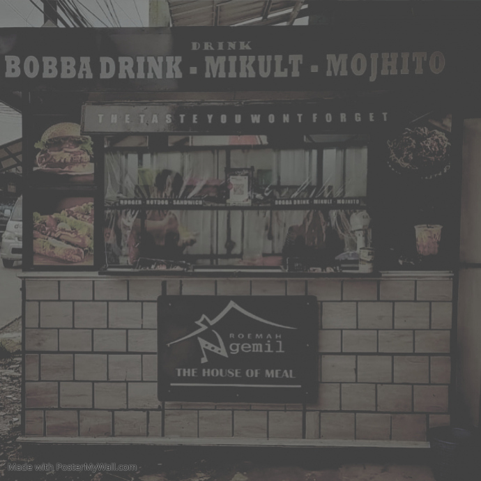 Salinan Burger Shop Opening Post Template | PosterMyWall