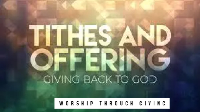 Copy of Tithes and Offerings Title Page | PosterMyWall