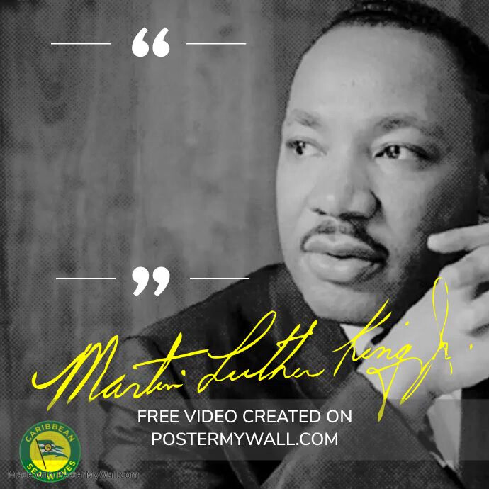 Martin Luther King Inspirational Quote | PosterMyWall