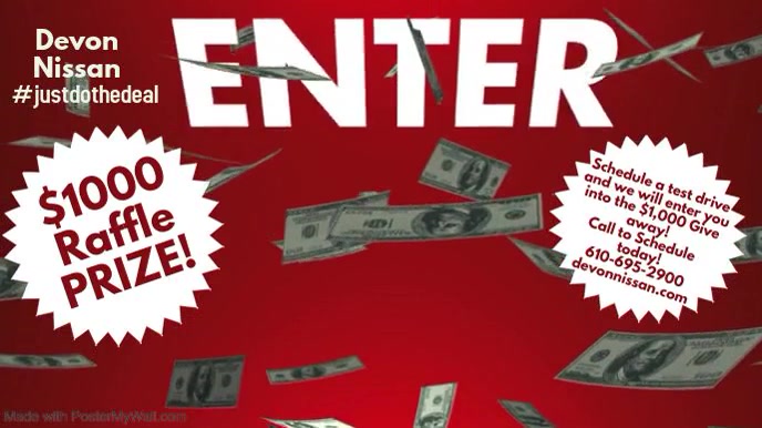 Copy of Enter To Win Digital Video Template | PosterMyWall