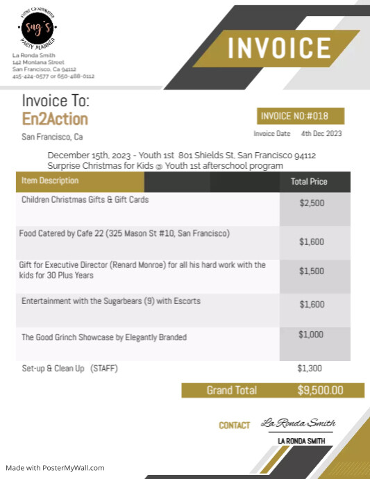 Copy of Invoice Receipt Template | PosterMyWall