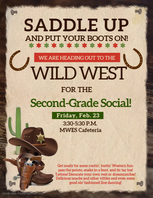 Second-Grade Social | PosterMyWall