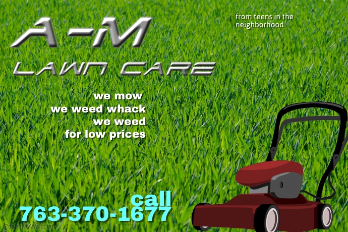 Copy of Lawn Mowing Poster Template | PosterMyWall