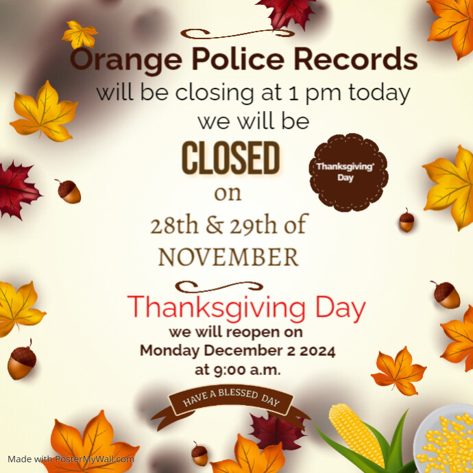 closed on thanksgiving | PosterMyWall