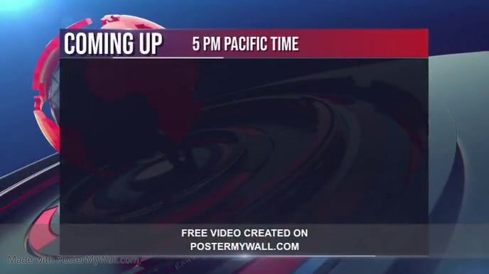 COMING UP (FOR A NEWS CAST) | PosterMyWall