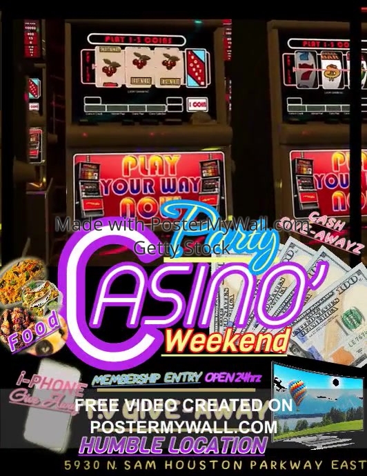 JACKPOT CASINO NIGHT | PosterMyWall