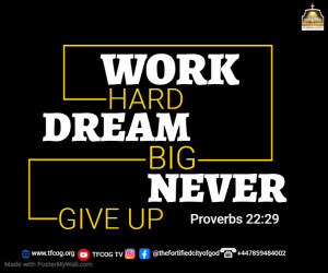 Work hard dream big quote | PosterMyWall
