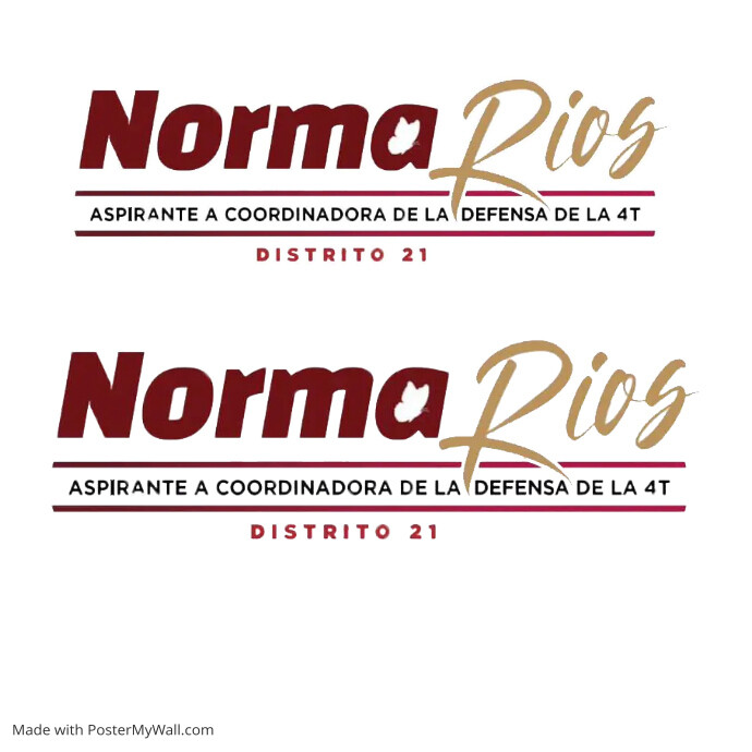 norma rios | PosterMyWall