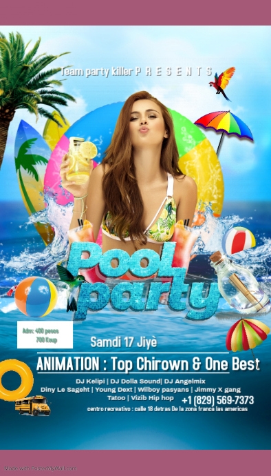 Copy of Copy of Pool | PosterMyWall