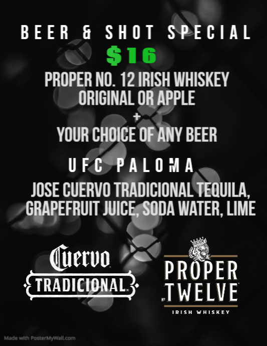 MMA Boxing Fight Fully Editable Promo Flyer | PosterMyWall