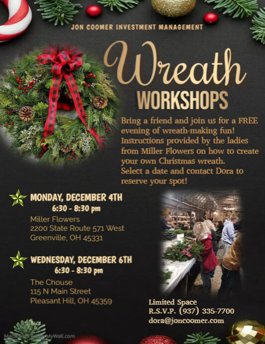 2023 Wreath Workshop | PosterMyWall