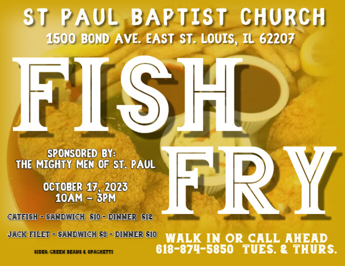 Fish Fry Fridays 2023 | PosterMyWall