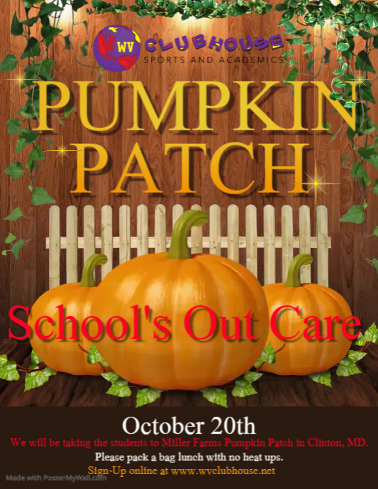 Pumpkin Patch | PosterMyWall