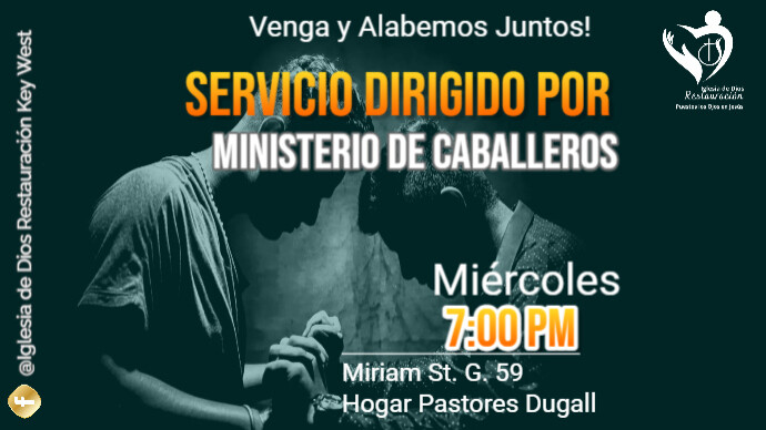 MEN`S FELLOWSHIP SERVICE POSTER (1) | PosterMyWall