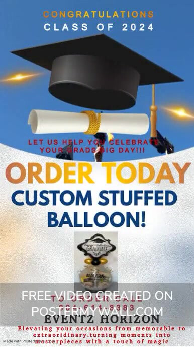 grad party | PosterMyWall